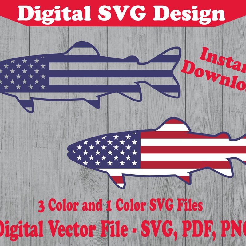 Fishing Flag Svg - Etsy