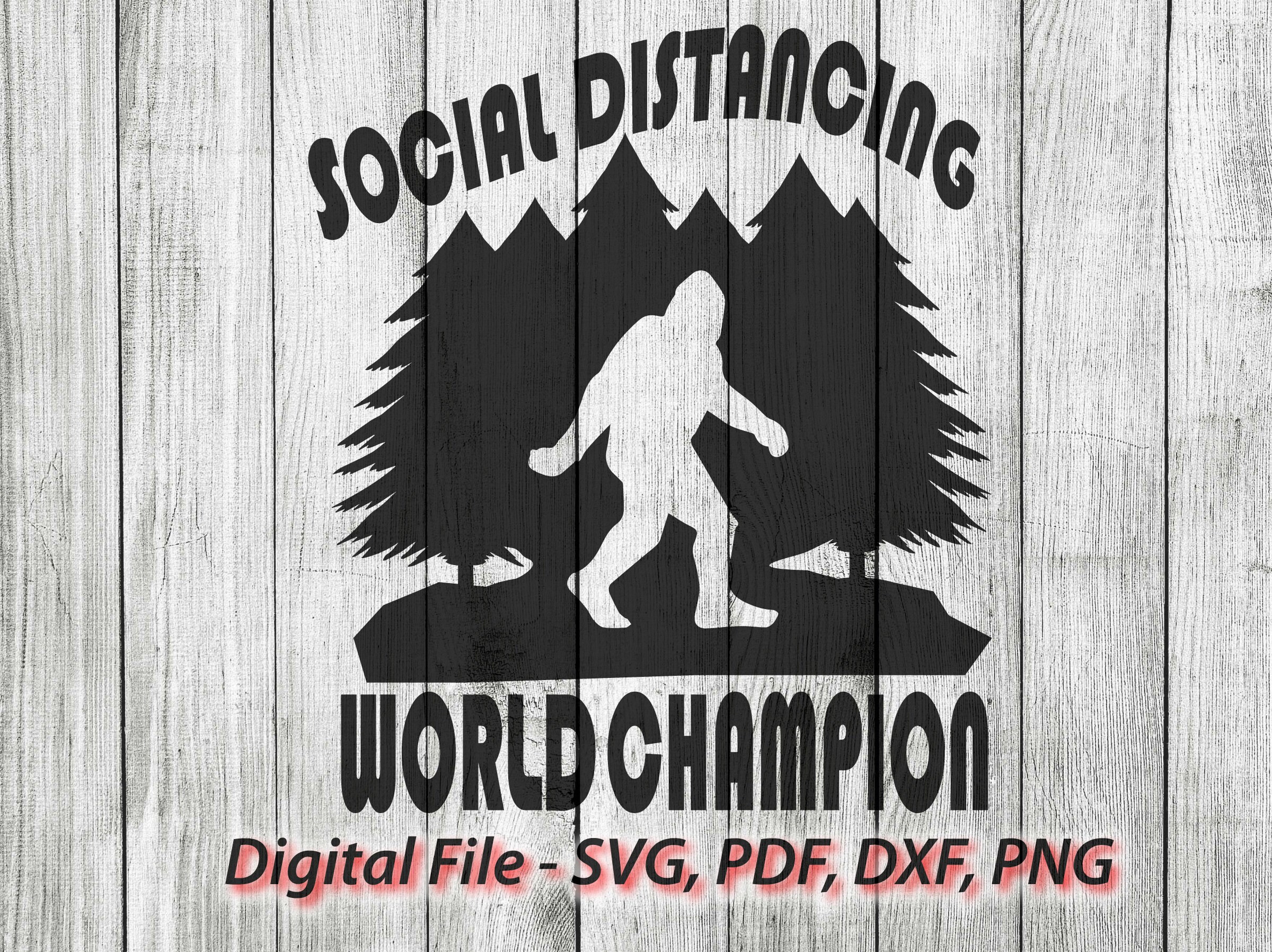 Drawing & Illustration Art & Collectibles PNG DXF Bigfoot Social ...