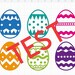 Easter Egg Designs Spring Bundle 6 Unique Easter Eggs - Svg File - SVG ...