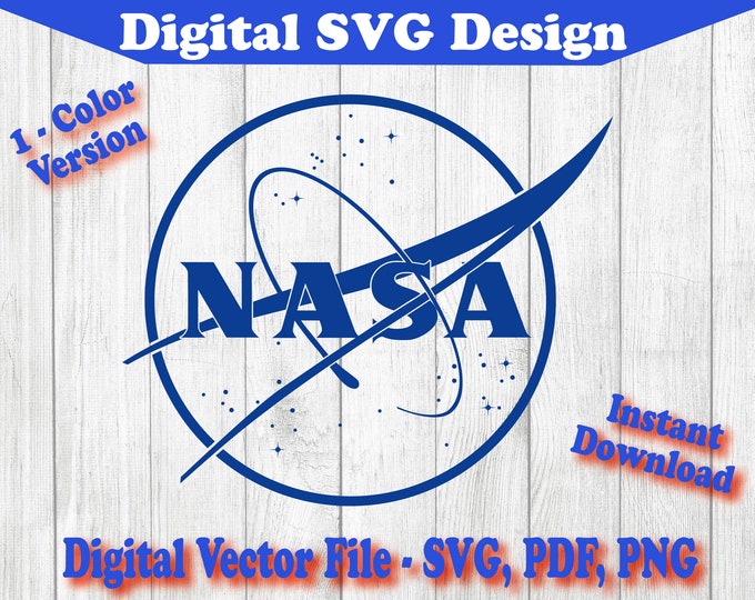 NASA Logo Svg, Space Svg, Science Svg, Astronaut Svg, Clipart Svg - Cut ...