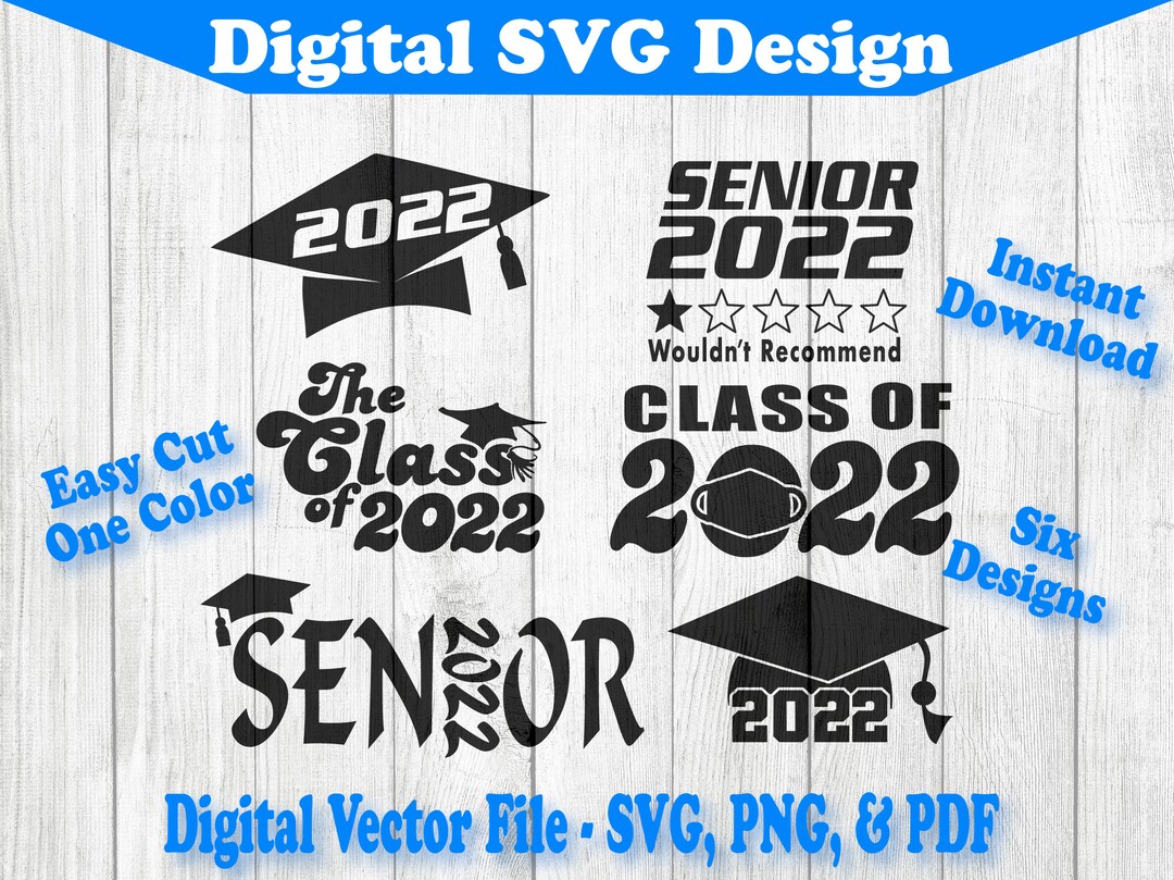 Grad Senior 2022 Svg Bundle , Graduation Svg, College Svg, High School ...