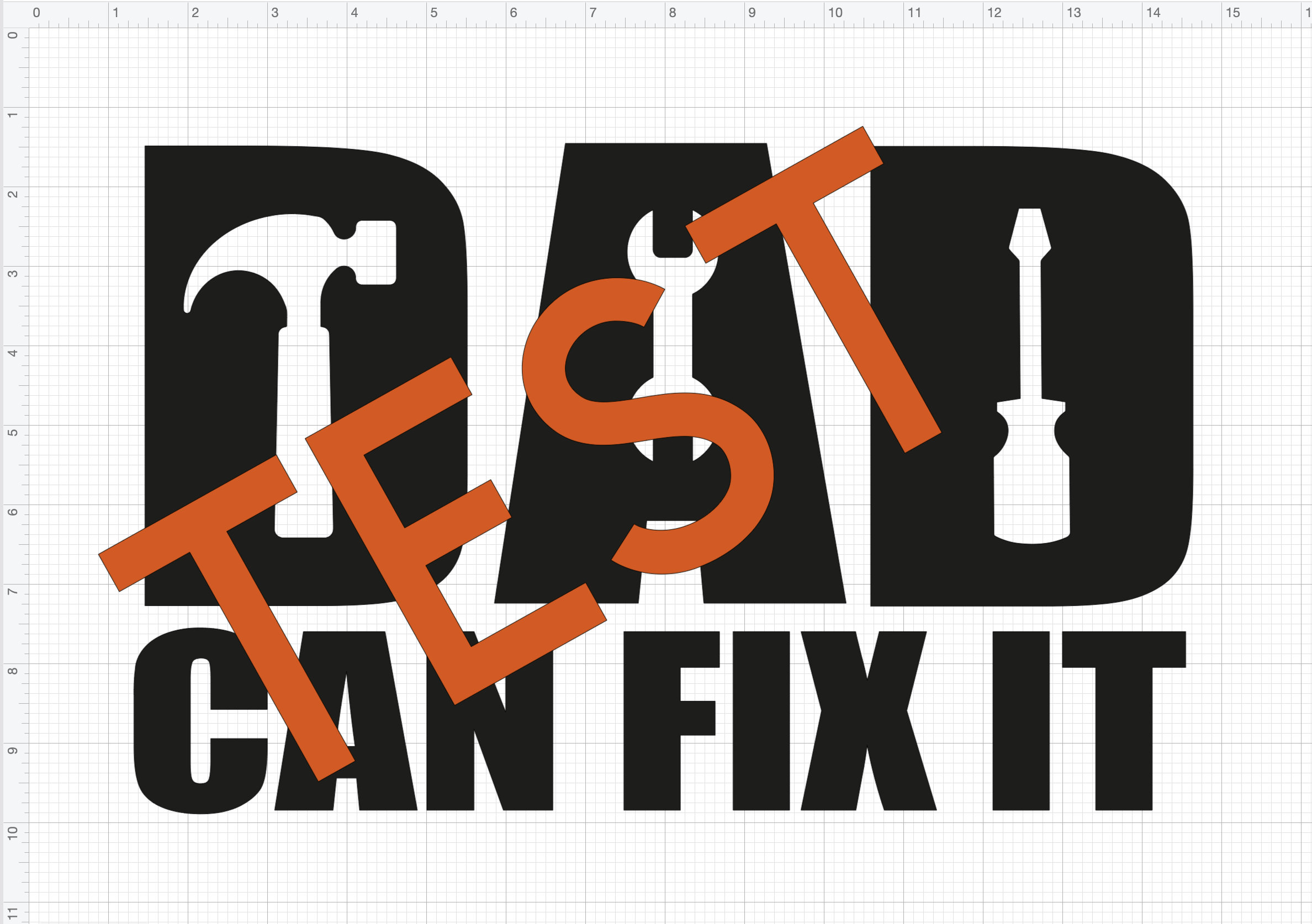 Dad Can Fix It Tool Design SVG Instant Download Vector for - Etsy