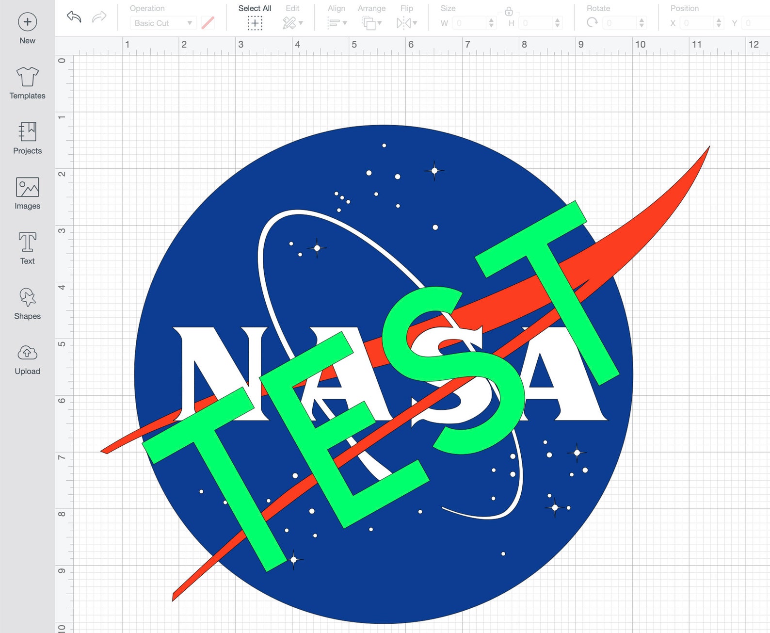 NASA Circle Logo 3 Color Layered SVG Cricut File Svg Nasa Cut - Etsy