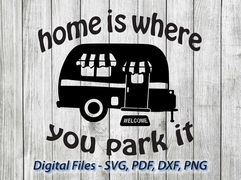 RV Camper Trailer Unique Designs Svg File SVG for Cricut - Etsy