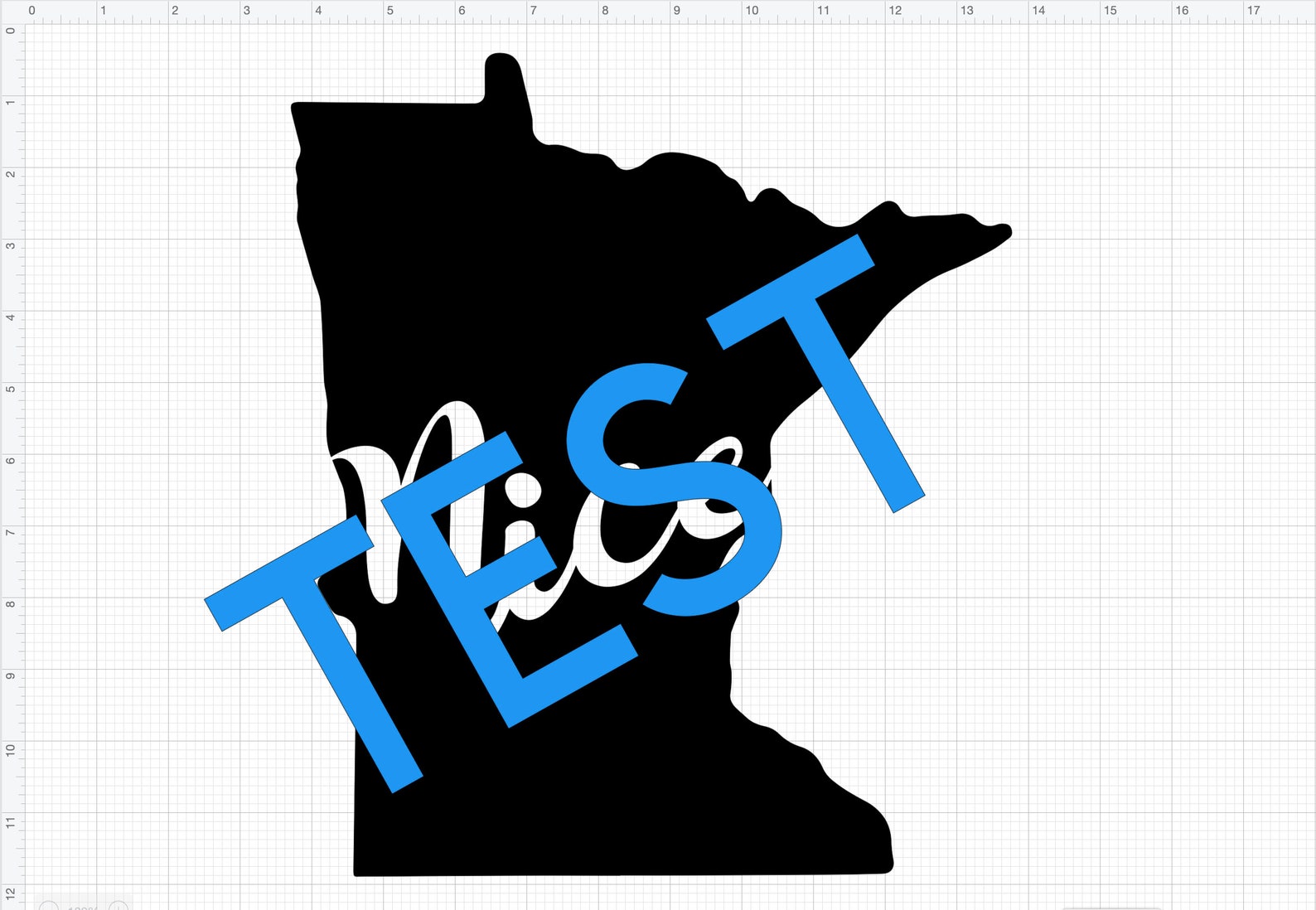 Minnesota Nice State Map Design MN Minn Svg Silhouette - Etsy