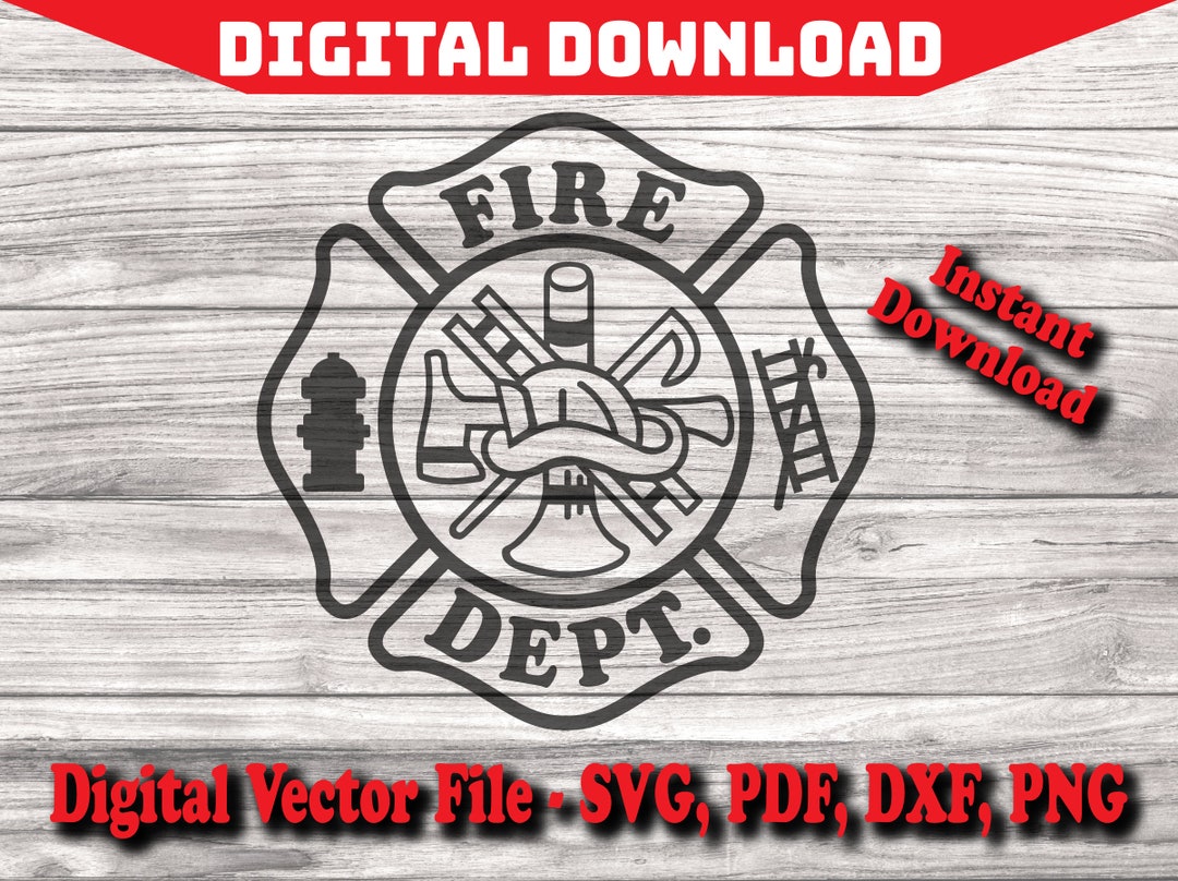 Fire Department Stylized Cross Svg, Fire Dept Svg, Maltese Cross Svg ...