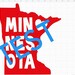 Minnesota Nice State Map Design MN Minn Svg, Silhouette, Cricut ...