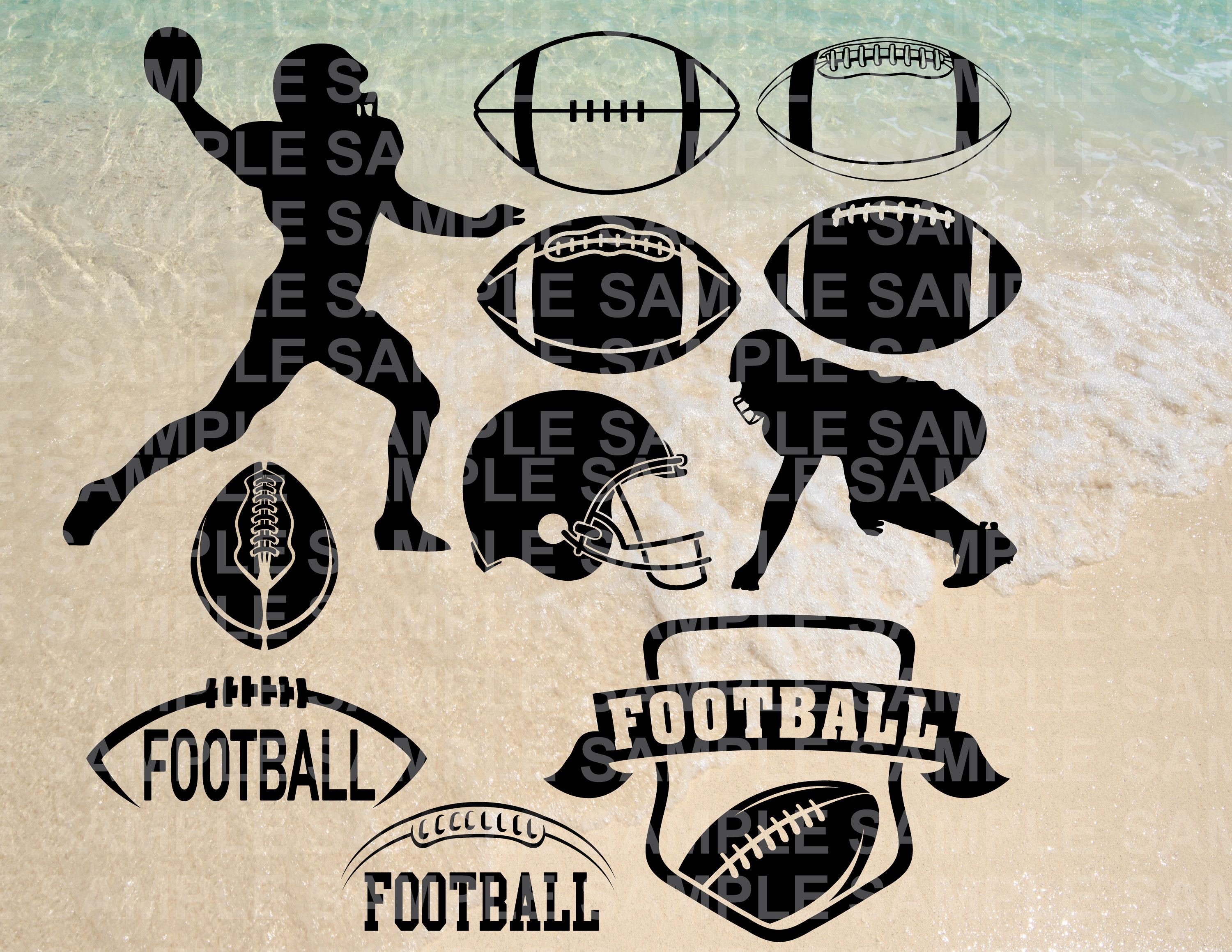 Football Graphics Bundle High School Designs Svg File Svg | Etsy