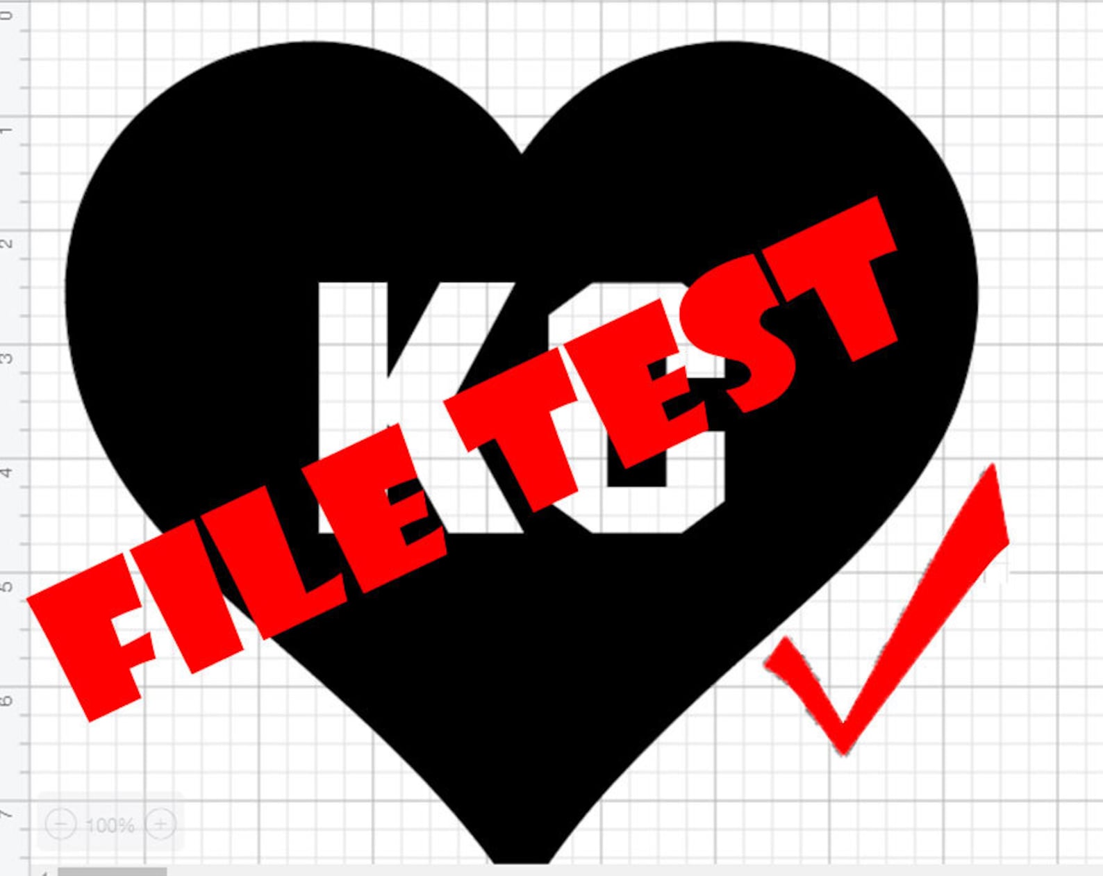 KC Heart Design Kansas City Svg File Vector for Cricut - Etsy