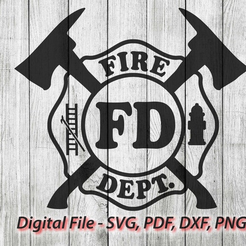 Maltese Cross Firefighter's Creed Svg/dxf - Etsy