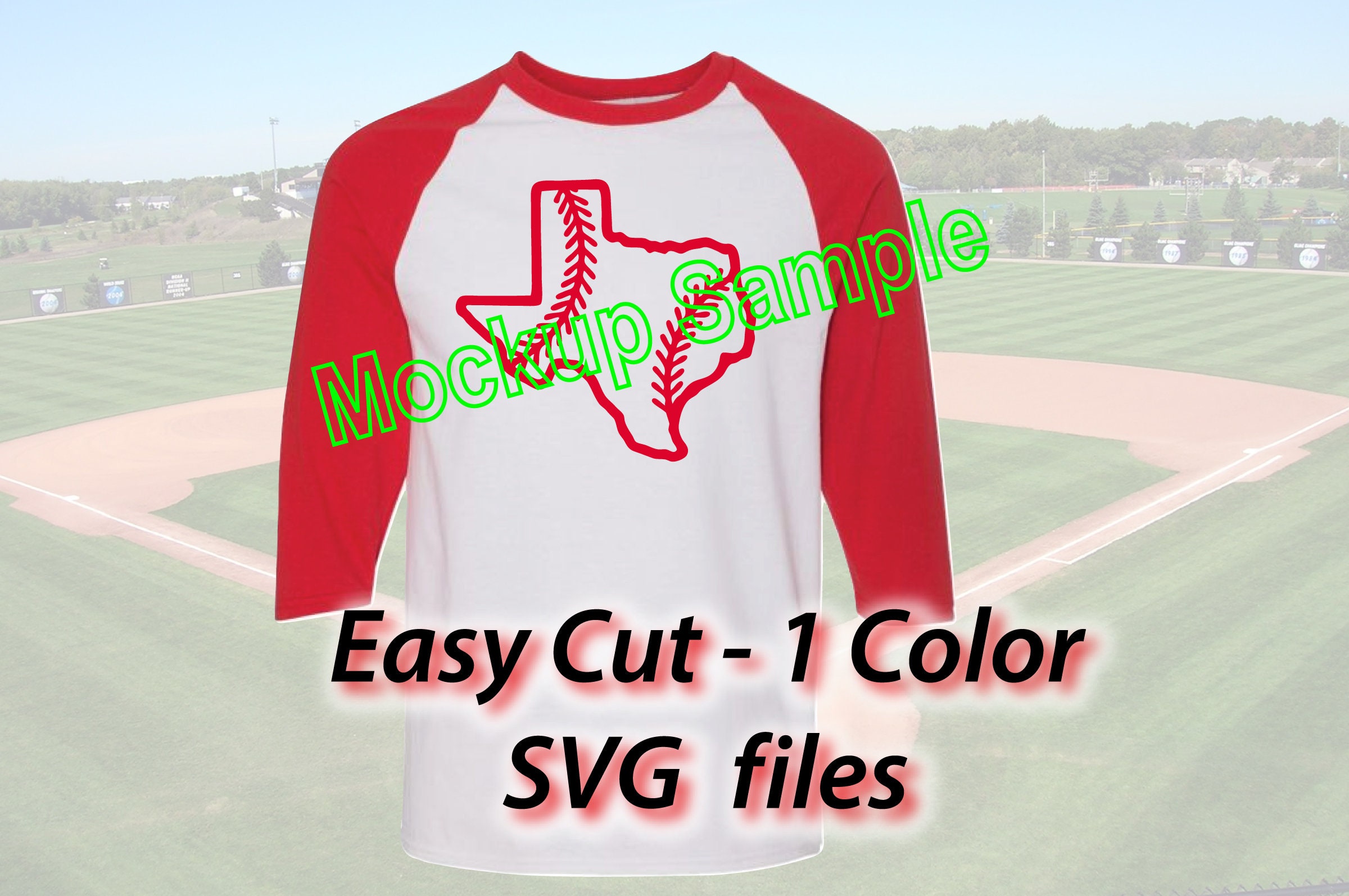 Baseball Texas SVG Simple One Color Design Svg Png Pdf Dxf - Etsy