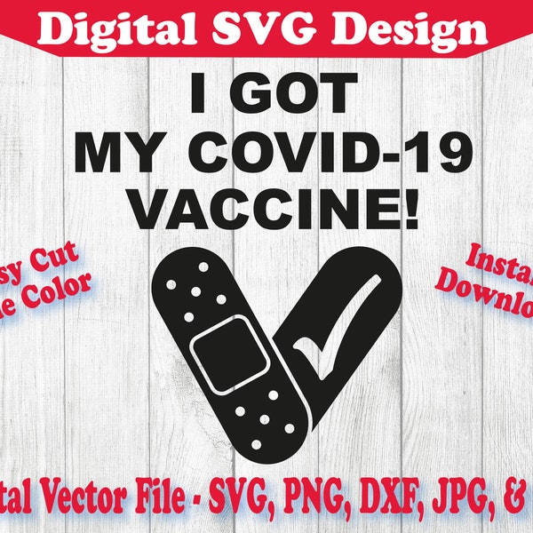 I Got My Covid Vaccine - Etsy