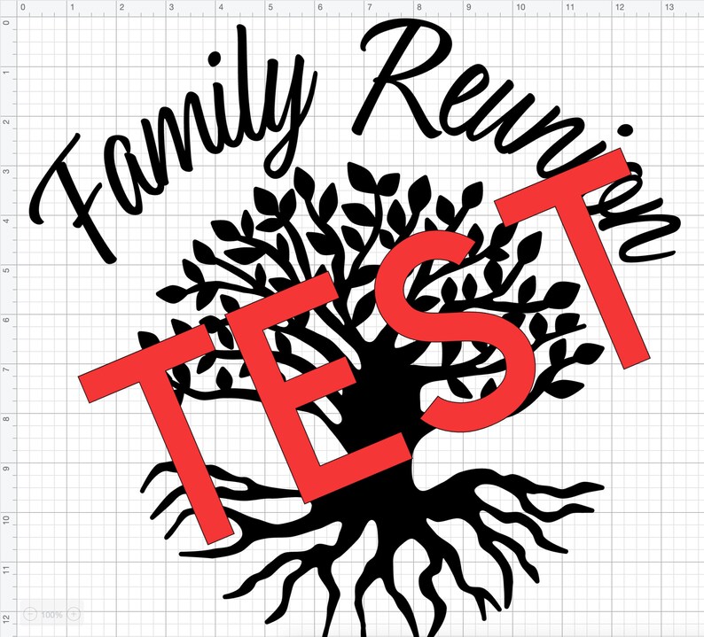 Family Reunion Tree Design SVG Cut File Clipart Vector - Etsy
