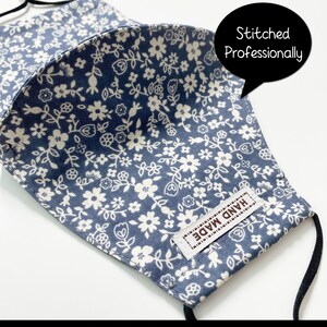 SHIP NEXT DAY 3-layered Cotton Face Mask With Filter Pocket and ...