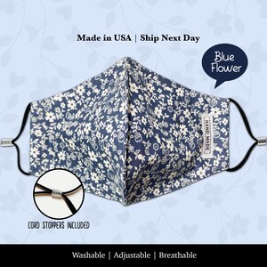 SHIP NEXT DAY 3-layered Cotton Face Mask With Filter Pocket and ...