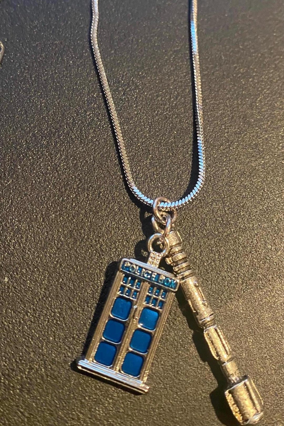 Doctor Who Tardis Necklace - Etsy
