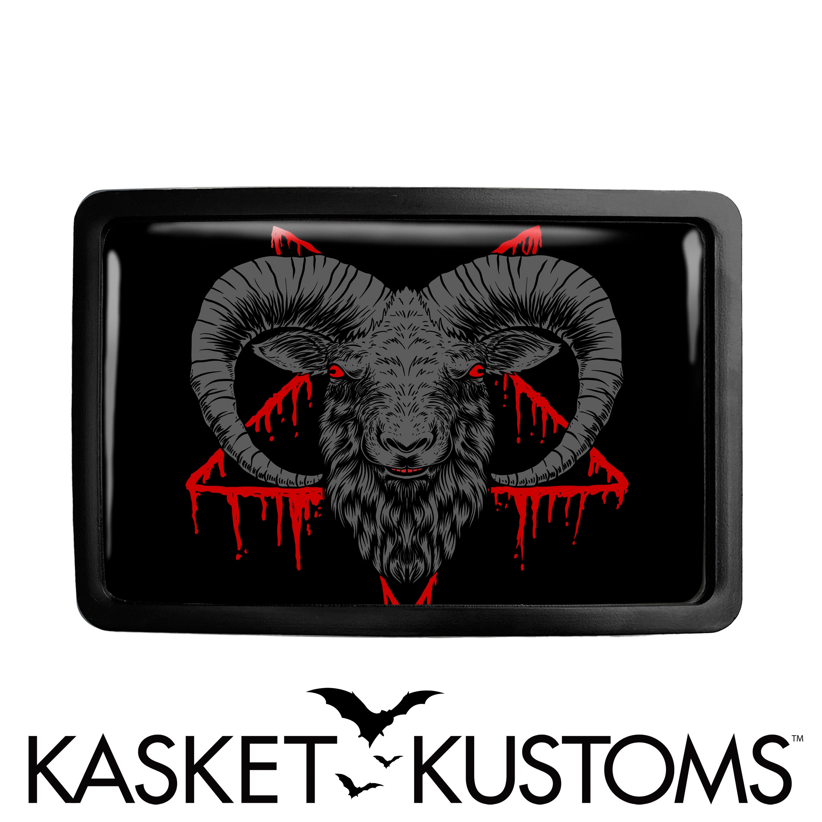 Baphomet Belt Buckle - Inverted Pentagram Satanic Belt Buckle - 945-4 ...