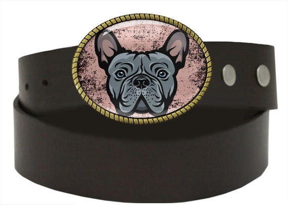 French Bulldog Belt Buckle Handmade Frenchie Puppy Buckle 756 Etsy UK