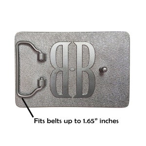 Custom Belt Buckle - Personalized Image Design Antique Silver Rectangle ...