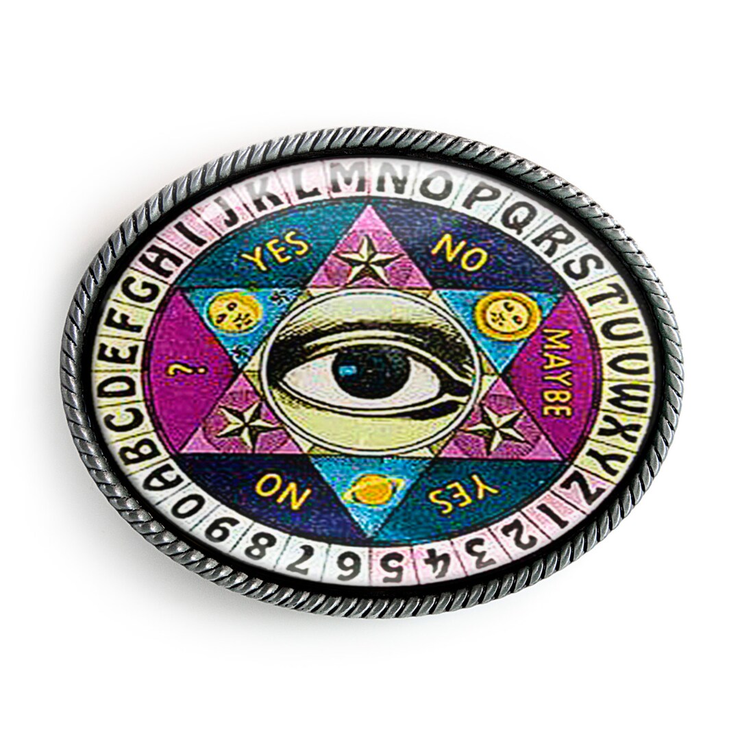 All Seeing Eye Ouija Board Silver Oval Horror Halloween Occult - Etsy