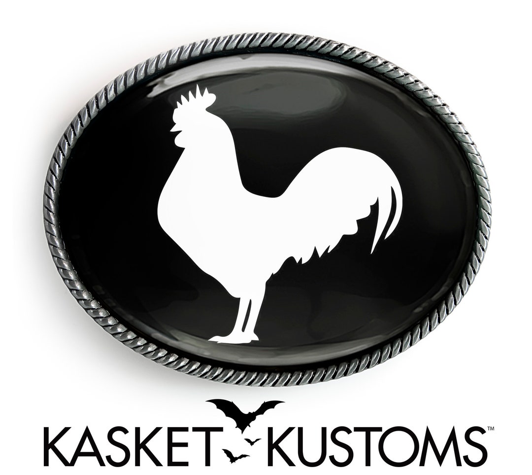 Cocky Belt Buckle -rooster Buckle - Handmade Buckle - Unisex Accessory ...