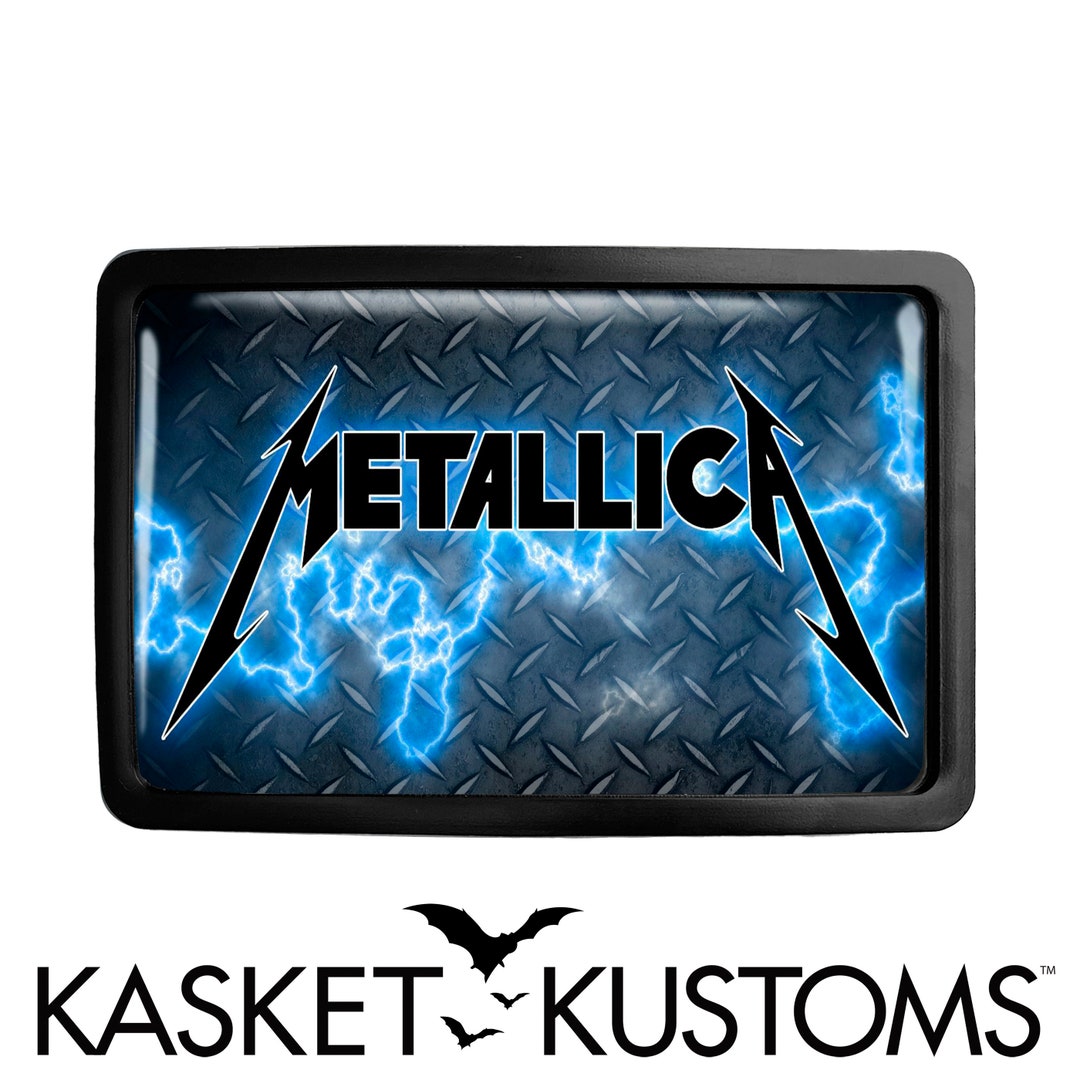 Metallica Belt Buckle - Heavy Metal Rock Band Rectangle Belt Buckle ...