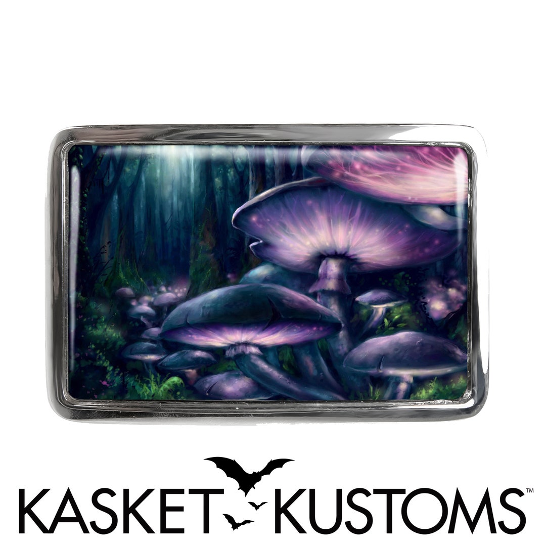 Magic Mushroom Belt Buckle - Psychedelic Fantasy Belt Buckle - 231 - Etsy