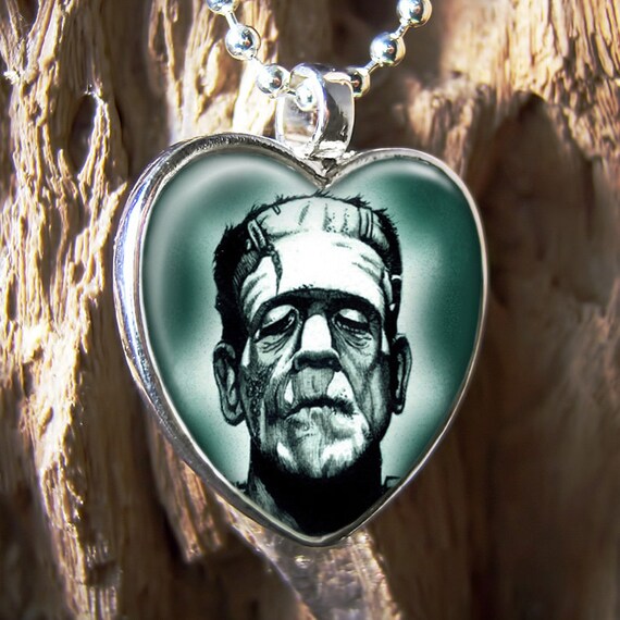 Gothic Frankenstein Universal Monster Horror Icon Heart Shaped | Etsy
