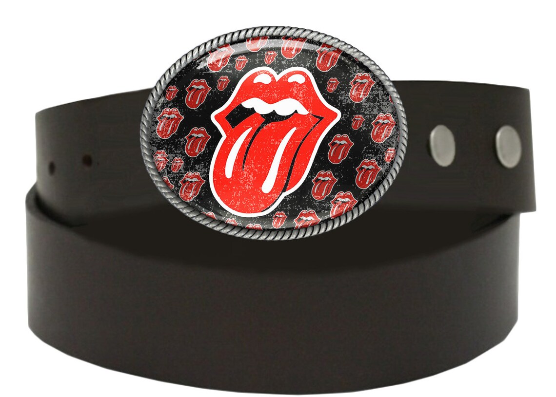 Rolling Stones Belt Buckle Classic Rock Album Art Oval | Etsy