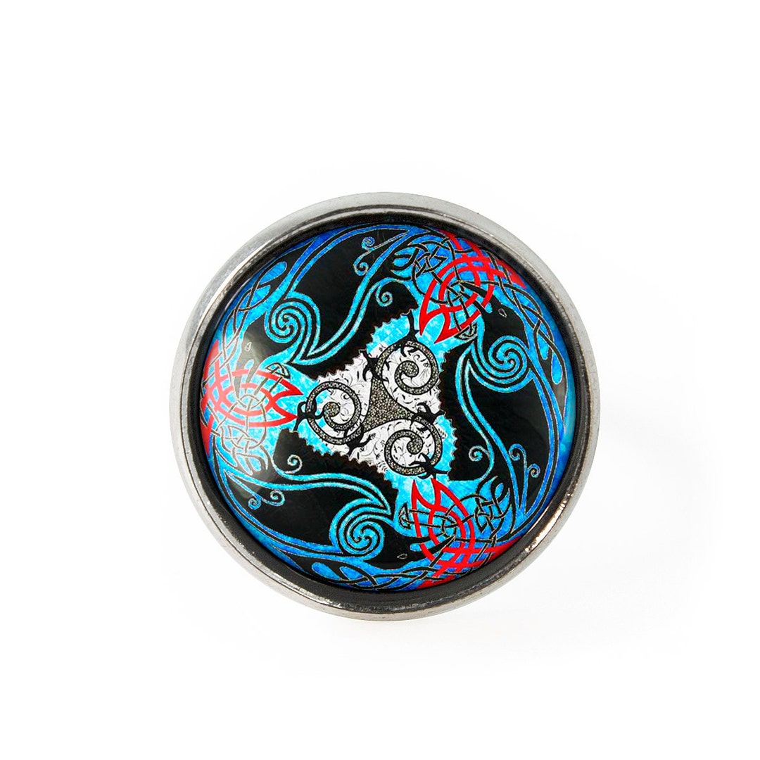 Silver Celtic Raven Knot Design Adjustable Ring 324-SRR - Etsy