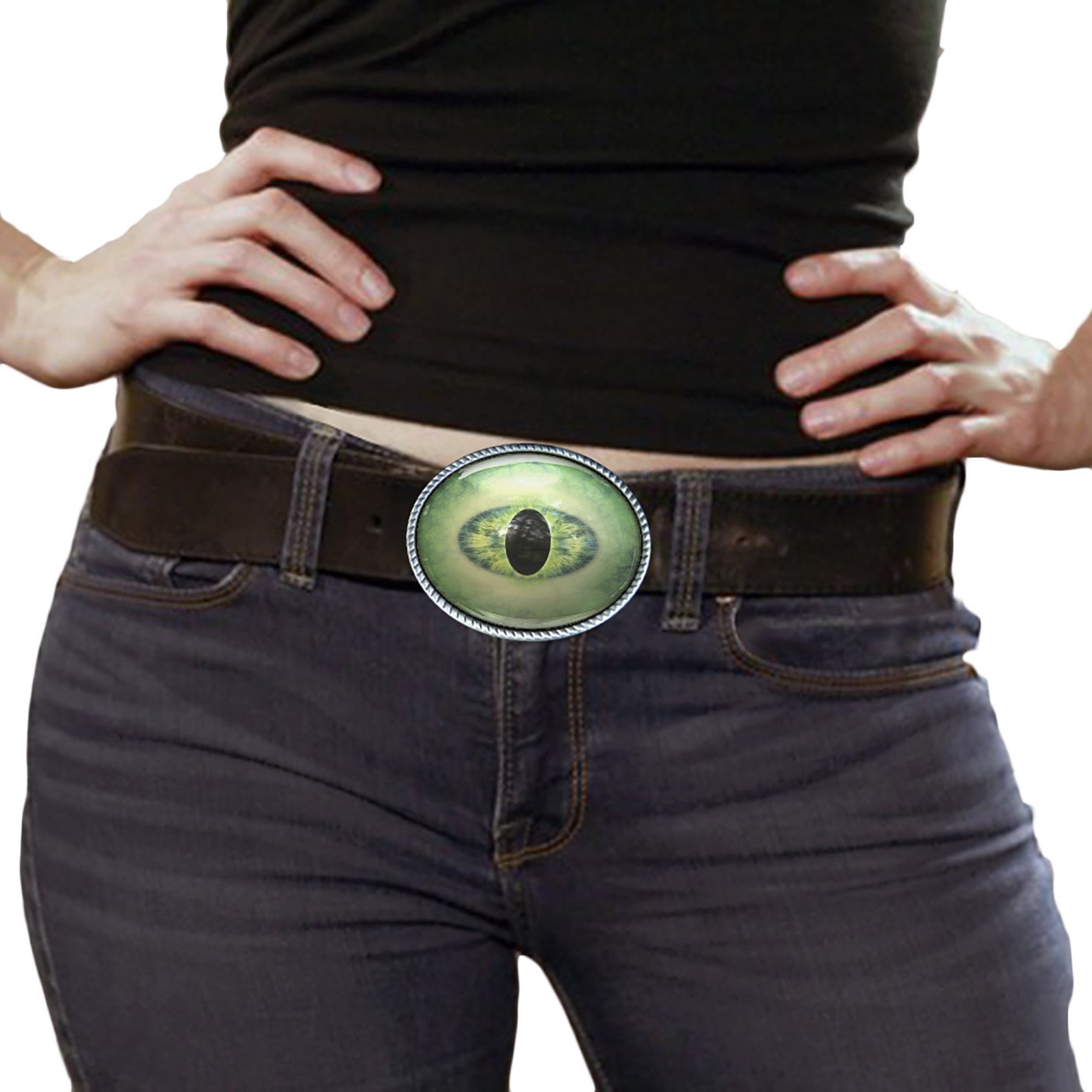 Alien Eye Belt Buckle Sci-fi Reptile Monster Fantasy Antique - Etsy