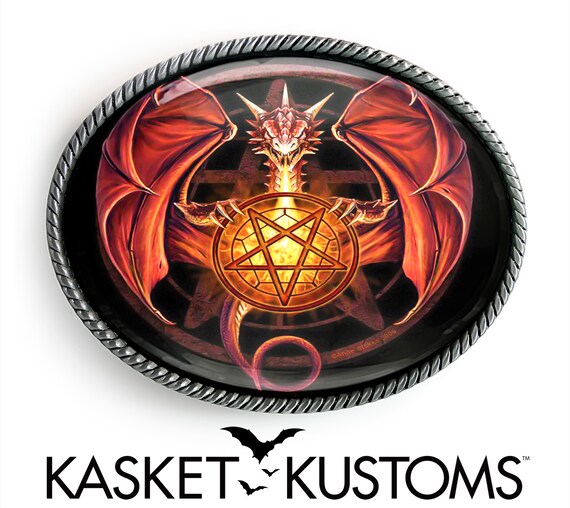 Cool Dragon With Pentagram