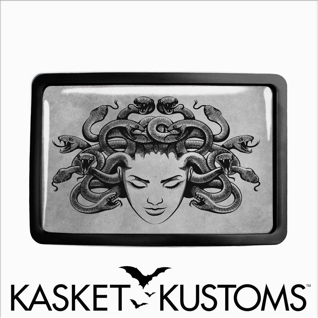 Medusa Belt Buckle - Greek Mythology Female Monster Handmade Belt ...