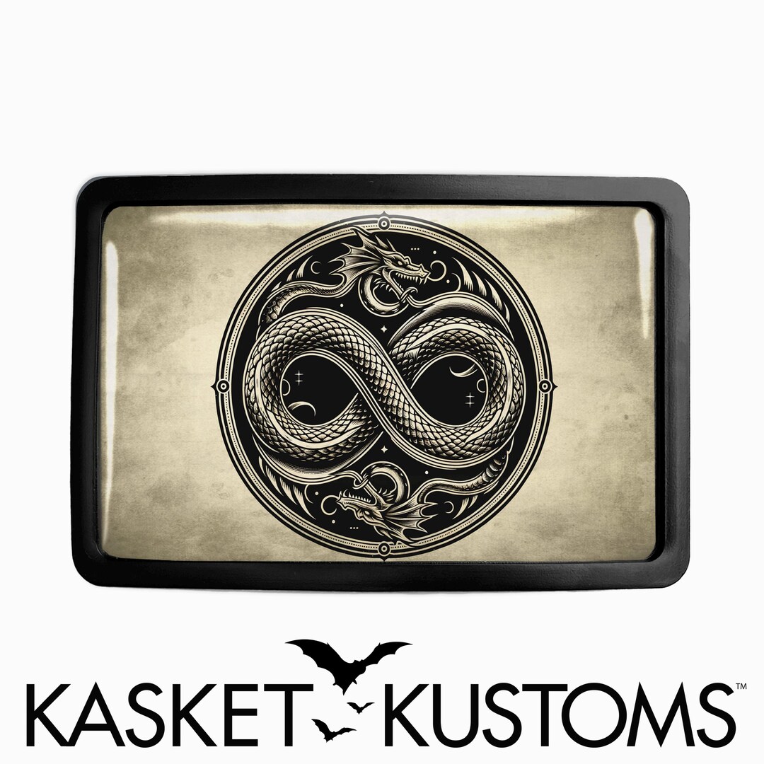 Infinity Belt Buckle - Japanese Dragon Asian Design Handmade Belt ...