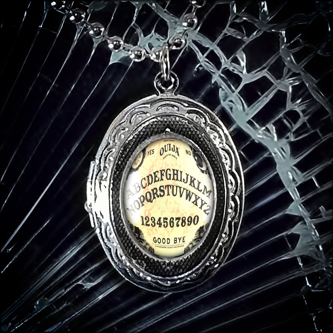 Ouija Board Locket Halloween Horror Gothic Keepsake Pendant Necklace 24 ...