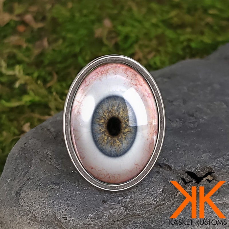 Glass Eye Ring - Etsy