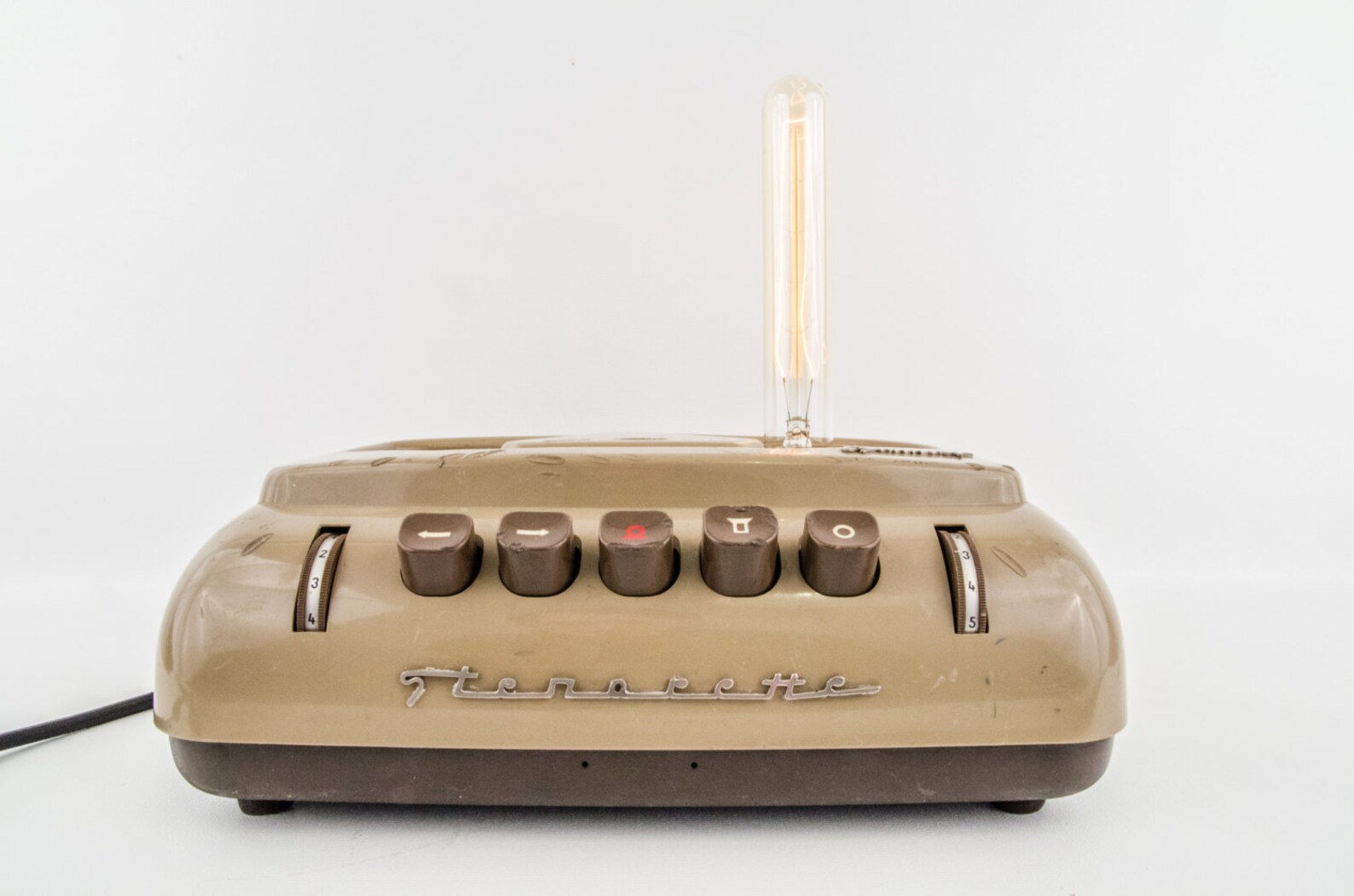 Vintage Lamp in Old Tape Recorder stenorette - Etsy