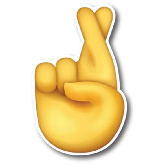 Fingers Crossed Emoticon