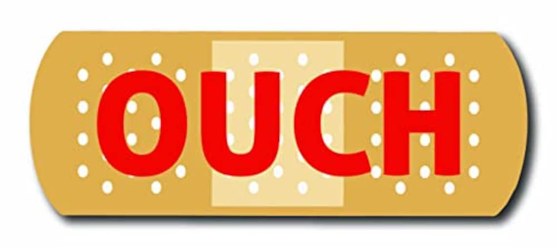 Ouch Band Aid Car Magnet 3x8 Decal Great for - Etsy