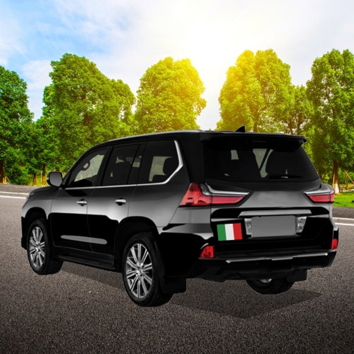 Italian Italy Flag Car Magnet Decal 4 X 6 Heavy Duty for Car Truck SUV ...