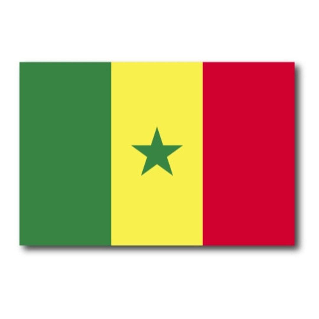 Senegal Senegalese Flag Car Magnet Decal - 4 X 6 Heavy Duty for Car ...