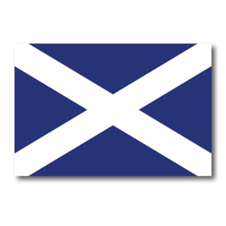 Scotland Scottish Flag Car Magnet Decal 4 X 6 Heavy Duty for Car Truck ...
