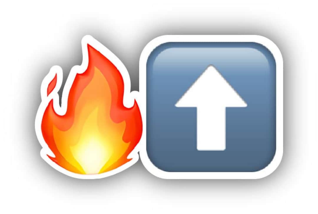 Fired up Emoji - Etsy
