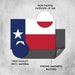 Texas Car Magnet US State Flag Refrigerator Locker SUV Heavy Duty ...