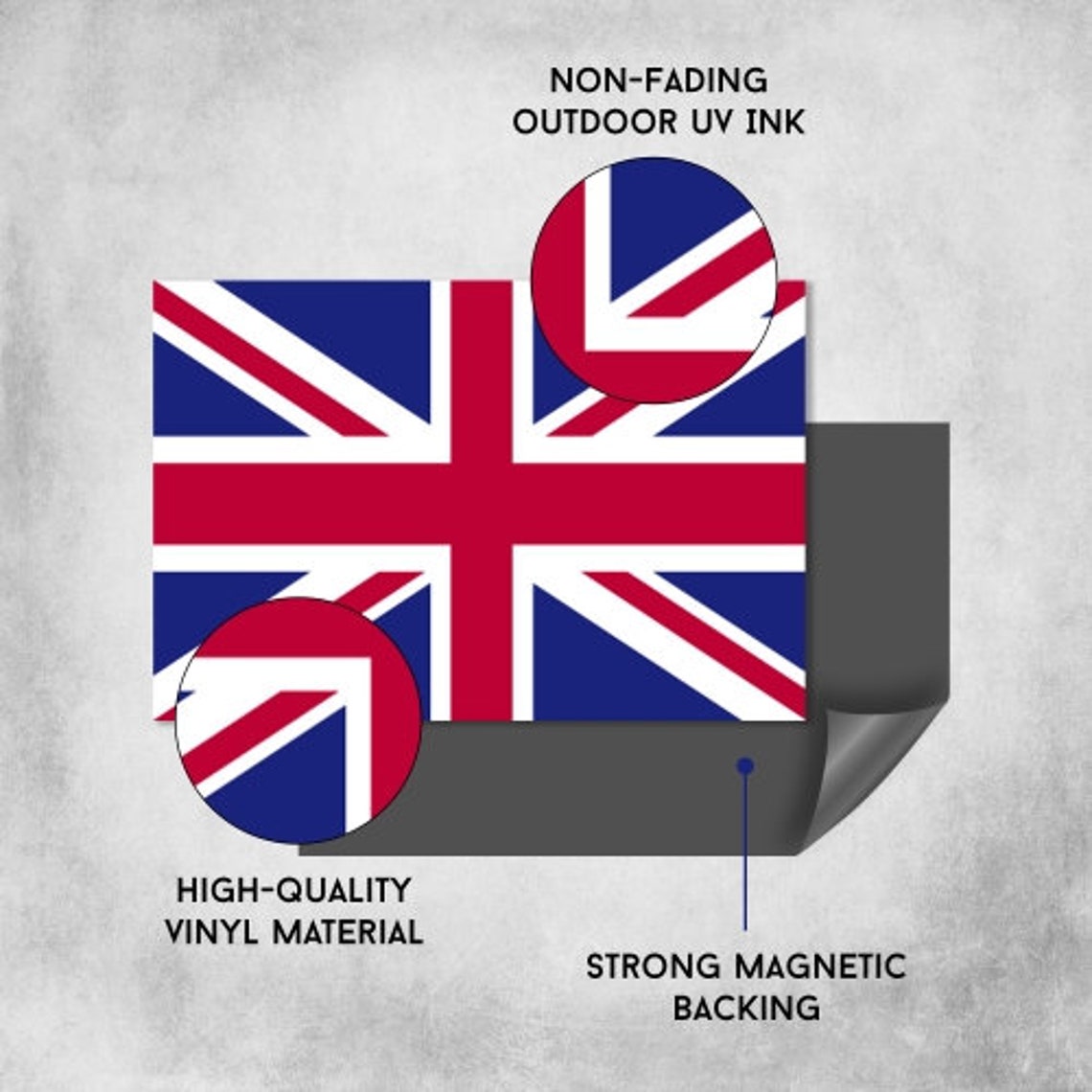 British Flag Car Magnet Decal 4 X 6 Heavy Duty for Car Truck SUV … - Etsy