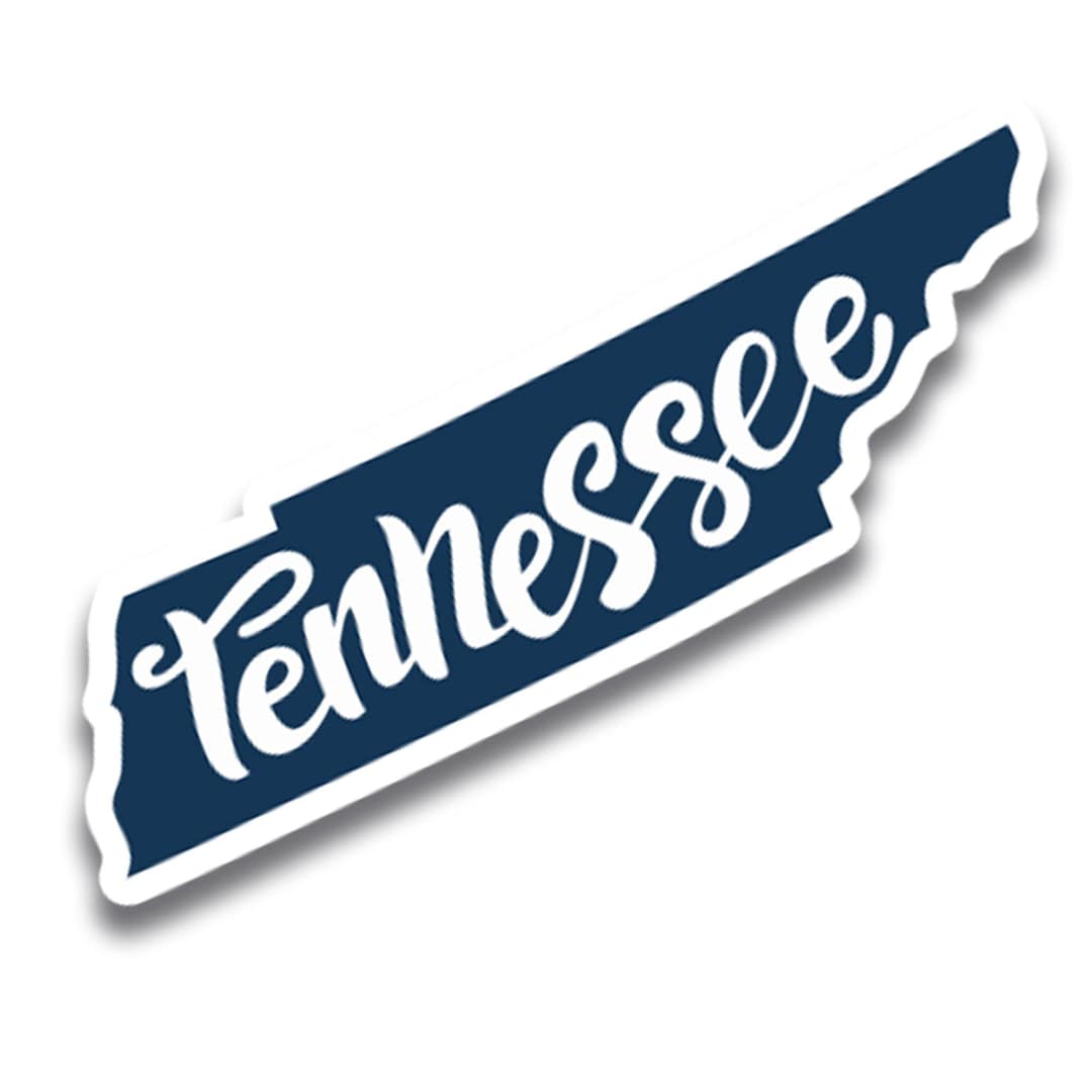 Magnet Me up Tennessee State Shape Magnet Decal 2x6 Collectible US ...