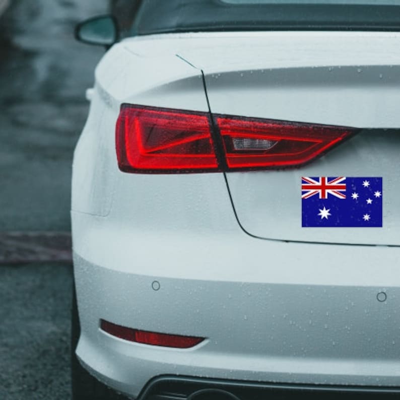Australia Australian Flag Car Magnet Decal 4 X 6 Heavy Duty - Etsy