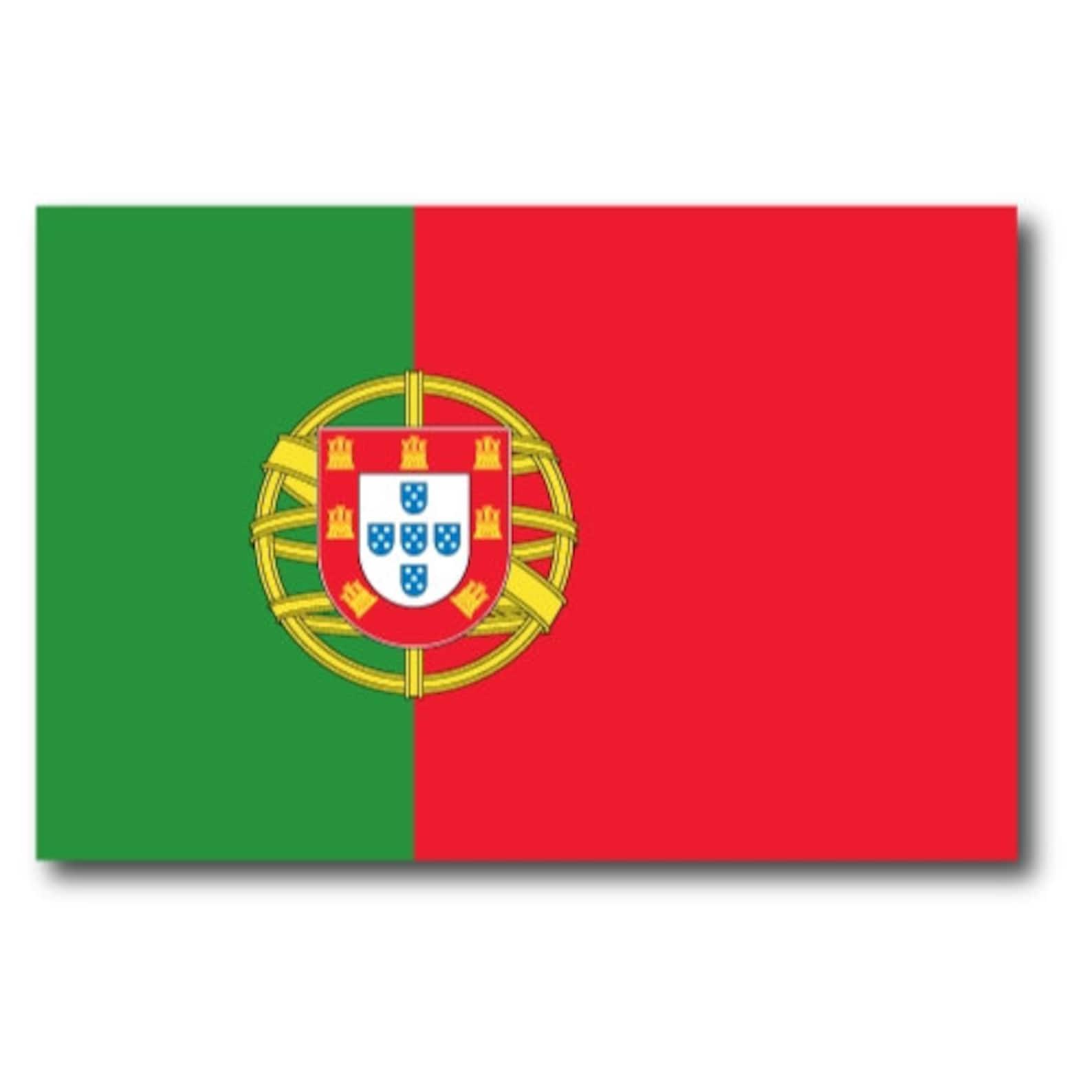 Portugal Portuguese Flag Car Magnet Decal - 4 X 6 Heavy Duty for Car ...