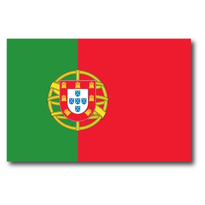 Portugal Portuguese Flag Car Magnet Decal - 4 X 6 Heavy Duty for Car ...