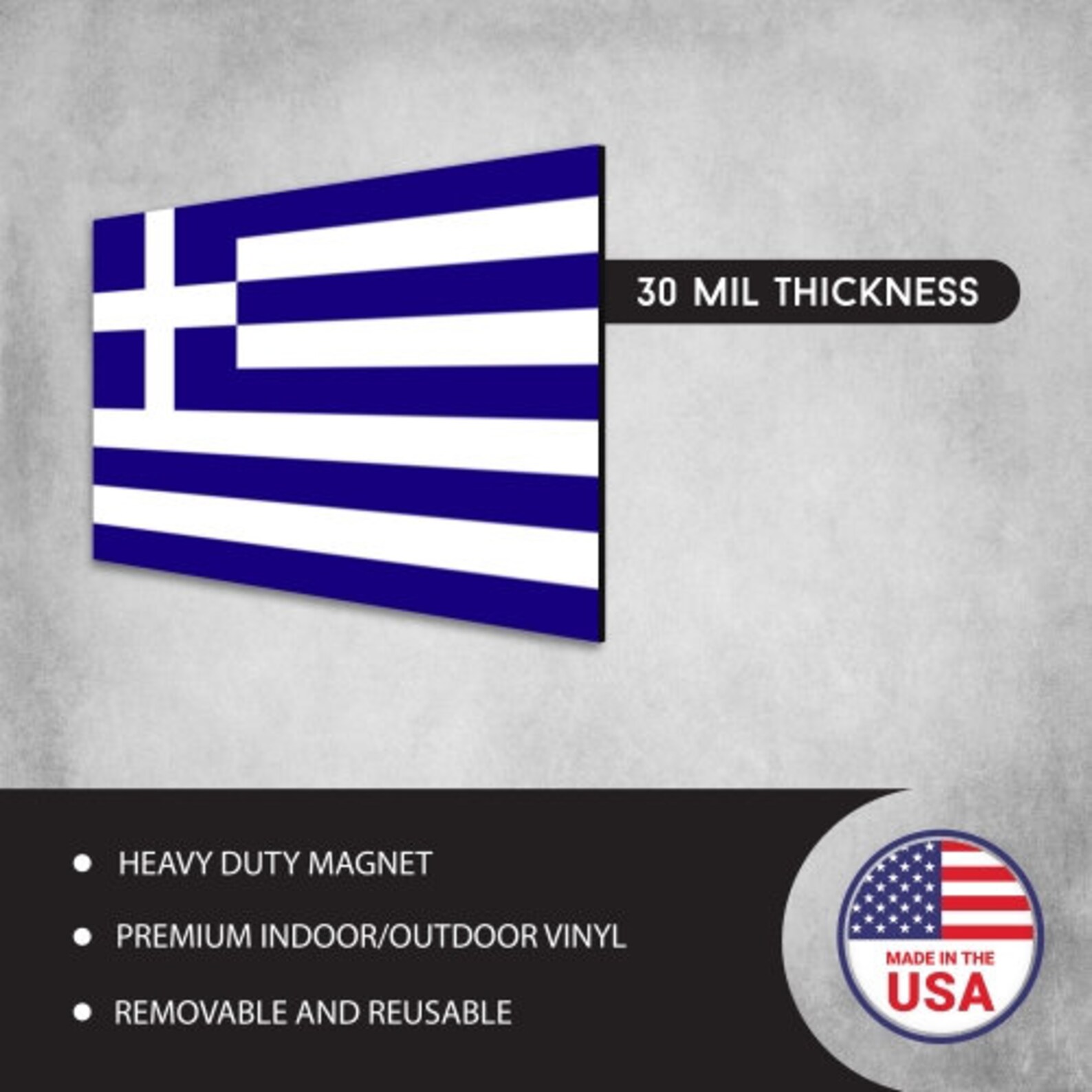 Greece Greek Flag Car Magnet Decal 4 X 6 Heavy Duty for Car - Etsy